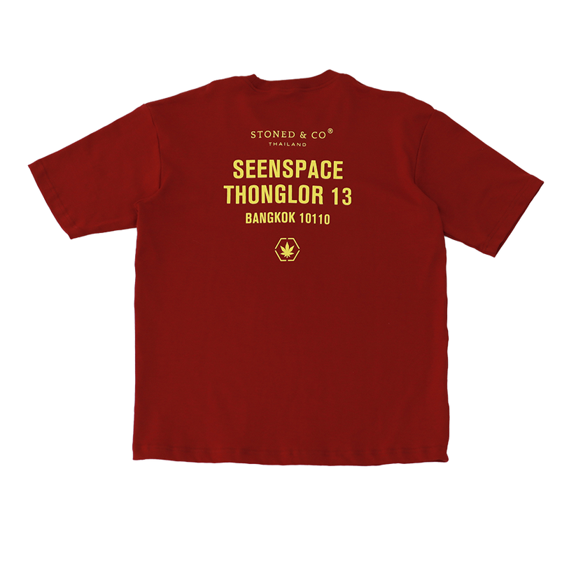 Stoned Journey : Address Tee Red – stonedandcothailand